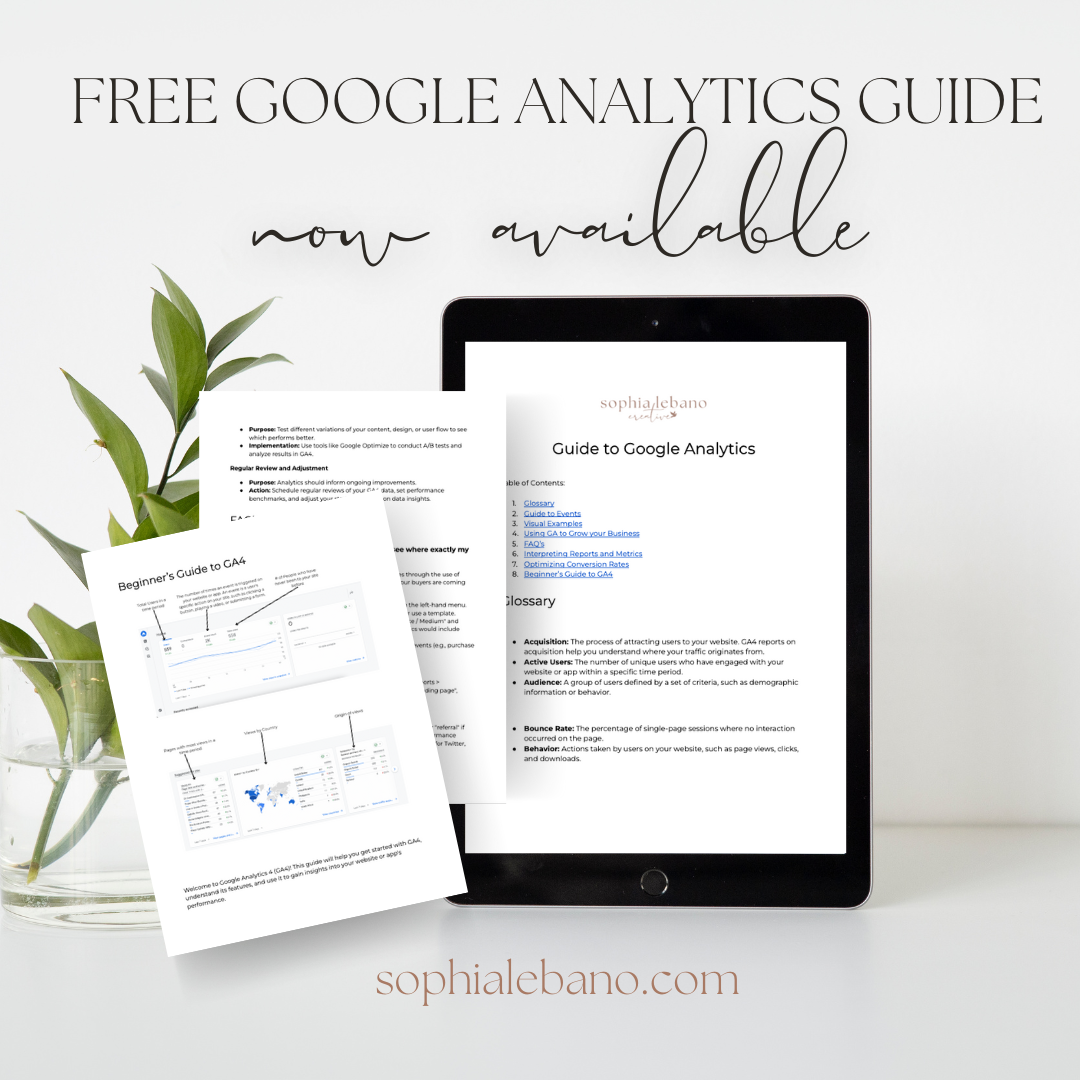 Google Analytics 101 for Catholic Business Owners - Sophia Lebano